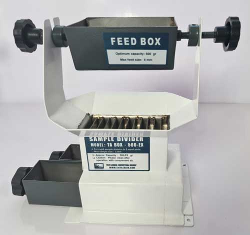 SAMPLE DIVIDER - RIFFLE BOX Model: TA BOX – 500